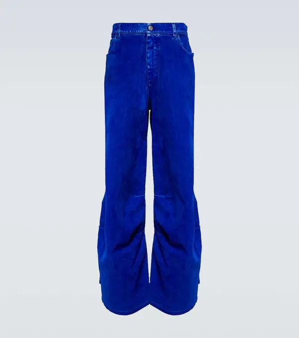 Marni Mid-rise Barrel-leg Jeans - Blue