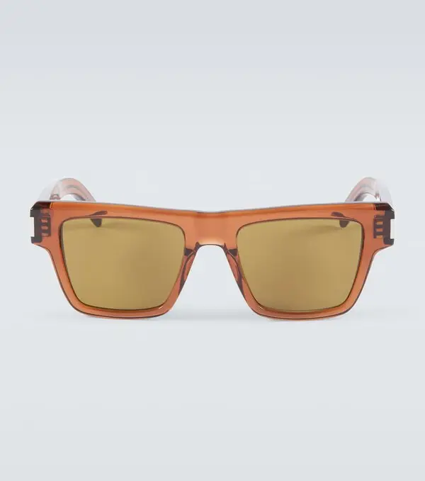 Saint Laurent Sl 51 Square Frame Sunglasses - Brown