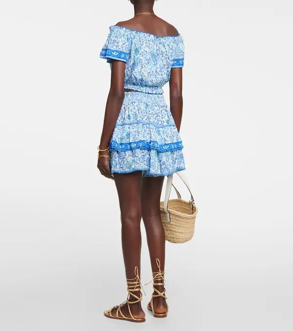 Poupette St Barth Camila Printed Top