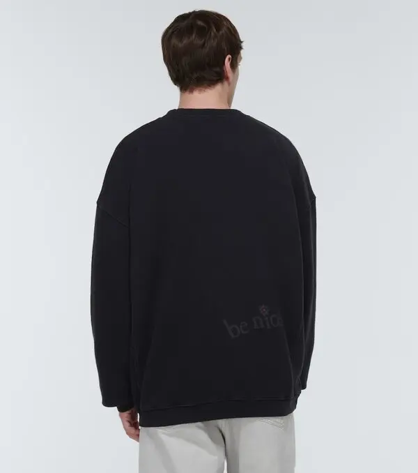ERL Printed Cotton Fleece Sweatshirt