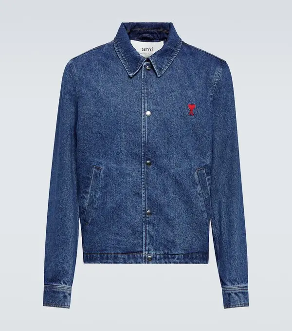 AMI Paris De Cœur Denim Jacket
