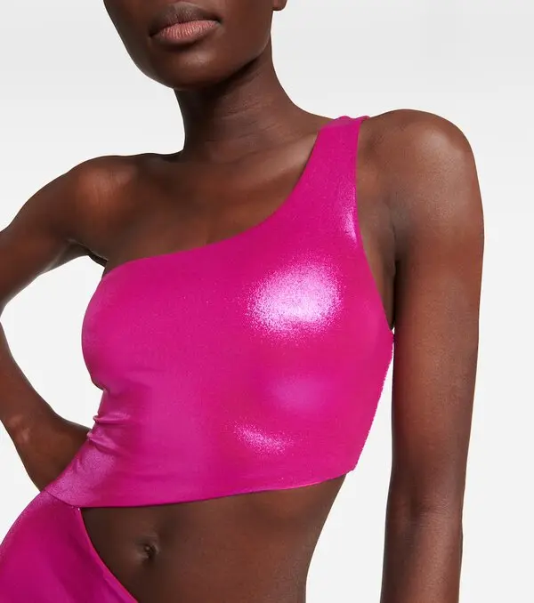 Melissa Odabash Nassau Asymmetric Swimsuit - Pink