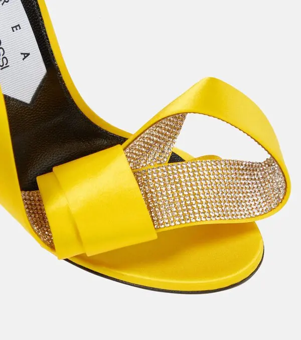 AREA X Sergio Rossi Marquise Embellished Sandals
