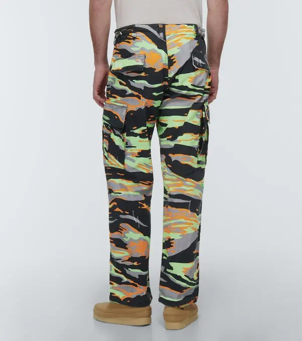 ERL Printed Cotton Cargo Pants