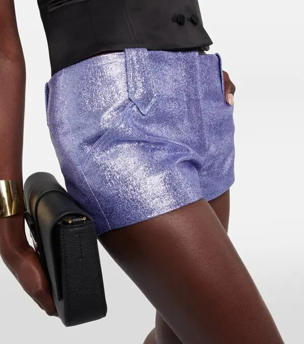 TOM FORD Iridescent Sablé Shorts