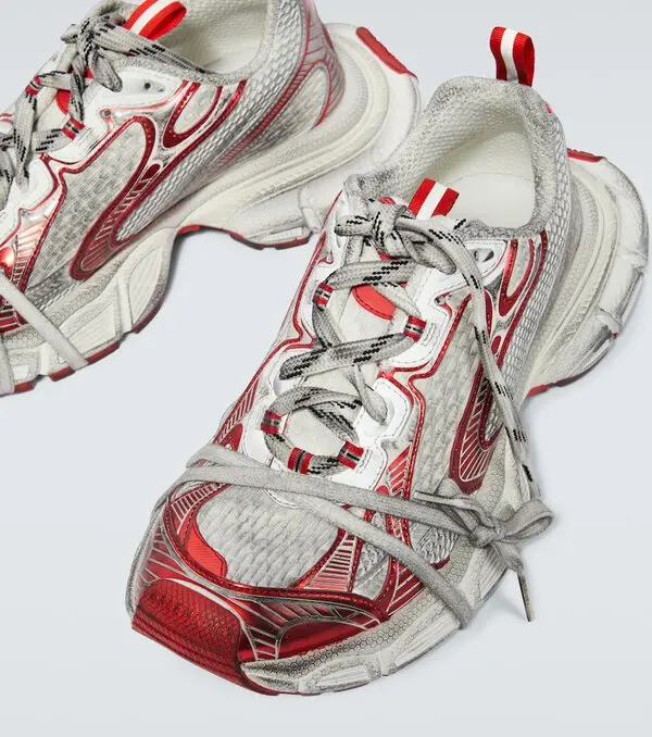 Balenciaga 3xl Mesh Sneakers - Red