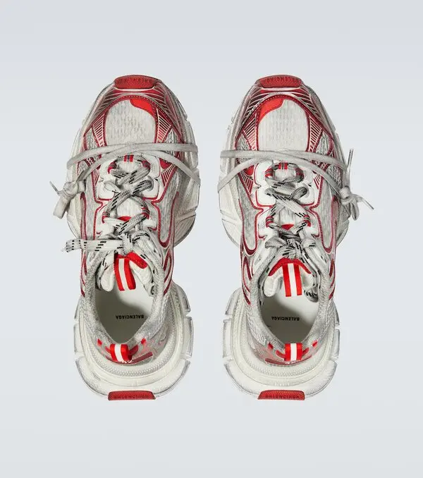 Balenciaga 3xl Mesh Sneakers - Red