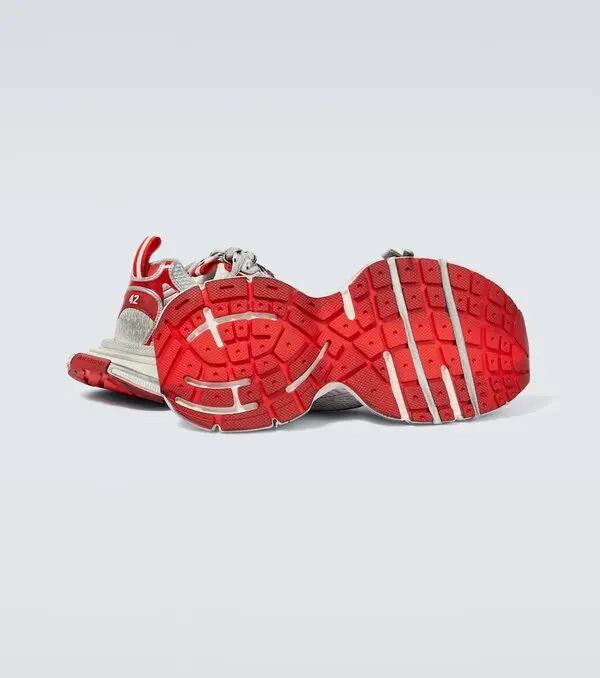 Balenciaga 3xl Mesh Sneakers - Red