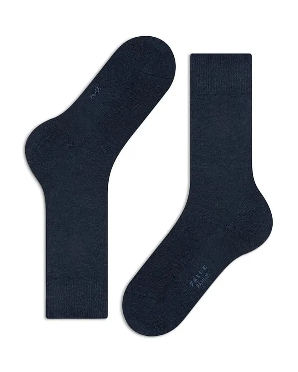 Falke Family Cotton Blend Socks - Navy Melange