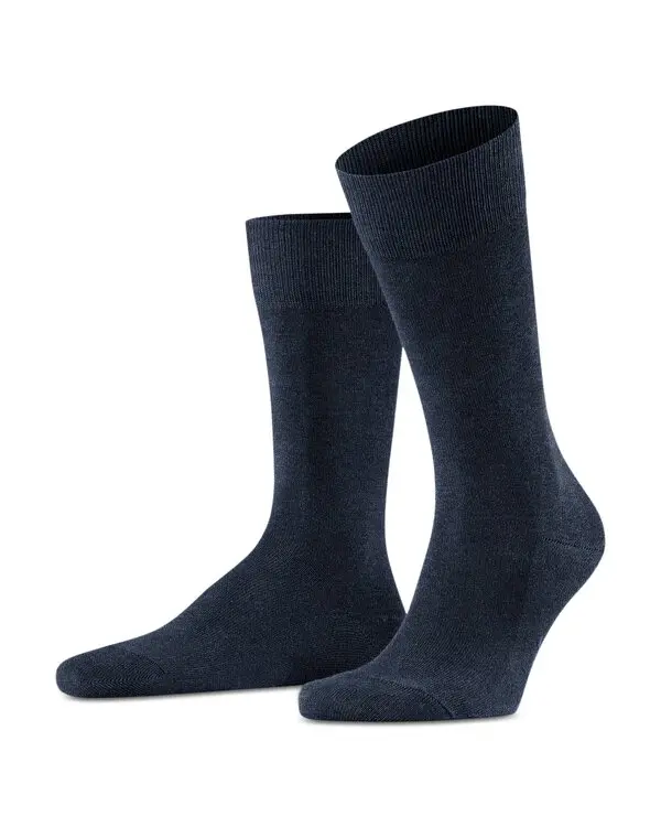 Falke Family Cotton Blend Socks - Navy Melange