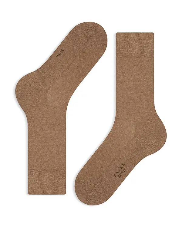 Falke Family Cotton Blend Socks - Nutmeg Melange