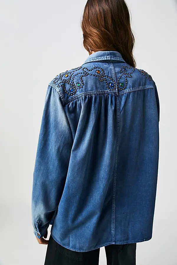 DR. COLLECTORS Roy Rogers Studs & Rhinestones Shirt
