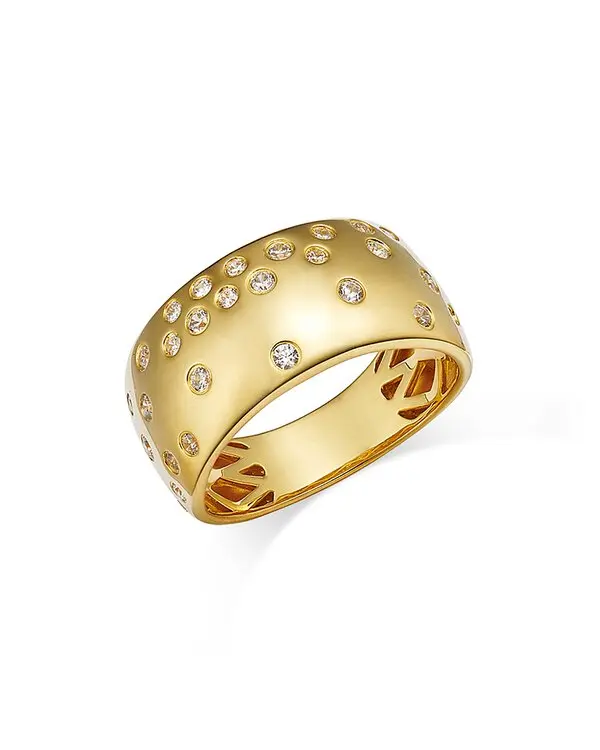 Bloomingdale'S Diamond Bezel Band - Gold