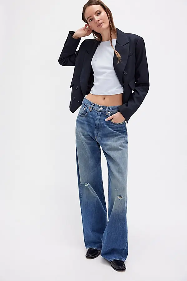 Denimist Teri Wide-leg Jeans - Apsley Blue