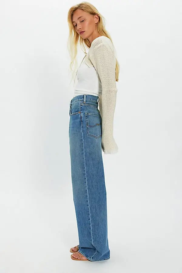 Denimist Teri Wide-leg Jeans - Rehan Blue