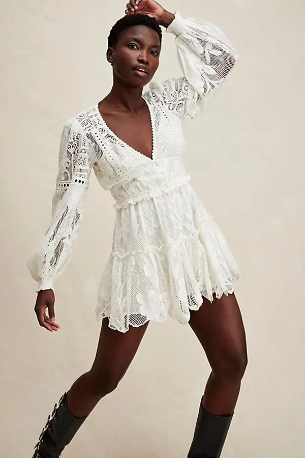dolce and gabbana vintage dress Dolce Gabbana by Domenico Dolce and Stefano Gabbana - Cream Women Casual  Dress main image 0