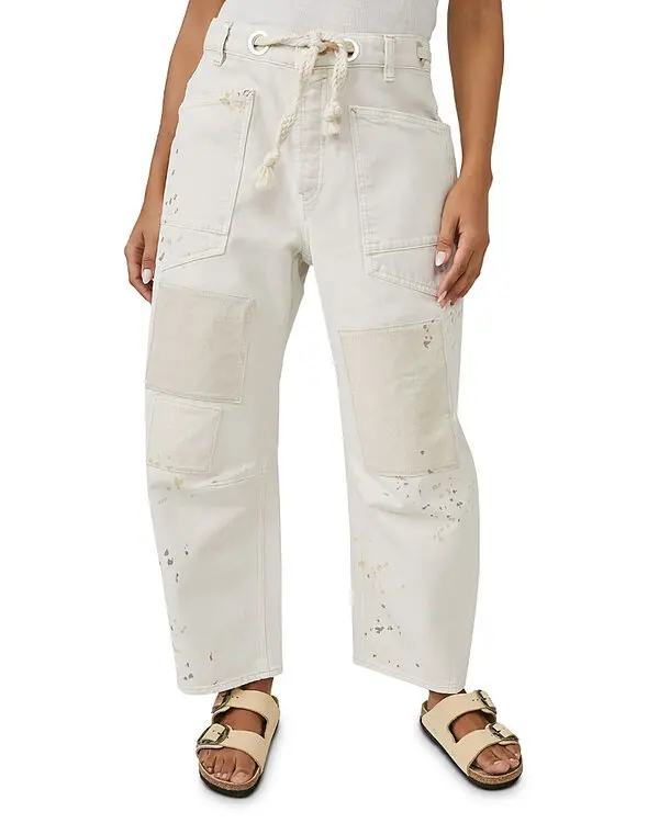 Free People We The Free Moxie Low Slung Barrel Jeans