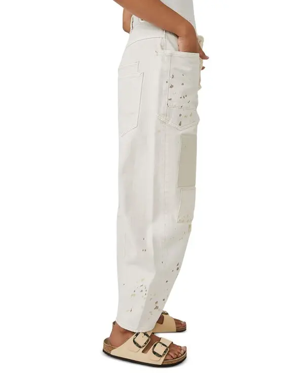 Free People We The Free Moxie Low Slung Barrel Jeans