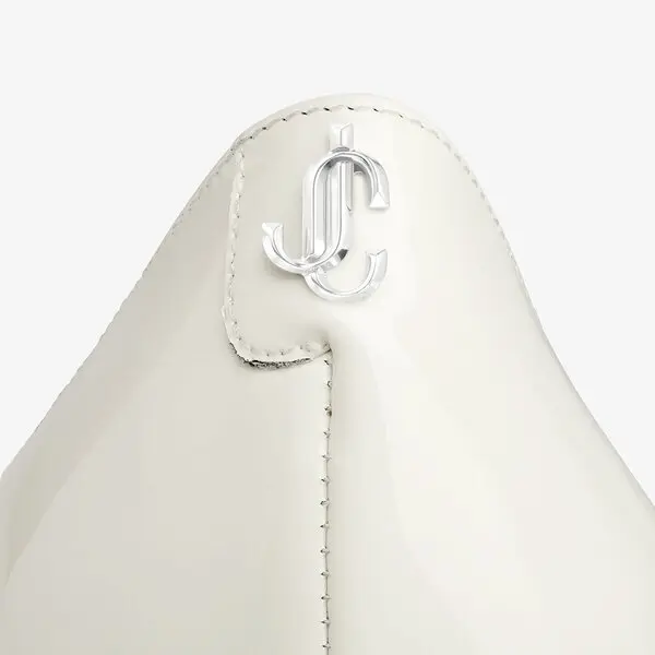 JIMMY CHOO Love 85 Patent Leather Pumps With Jc Emblem - Neutral