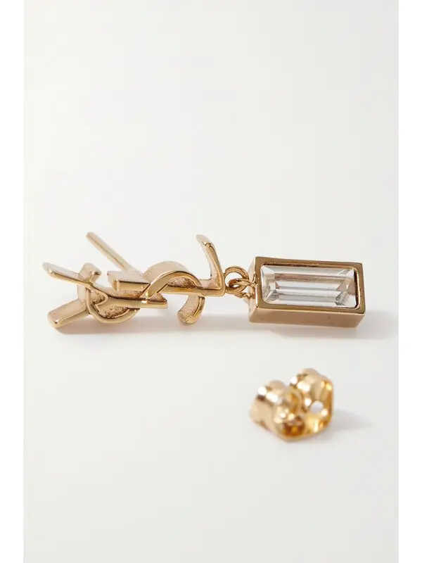 Saint Laurent Cassandre Single Earring - Gold
