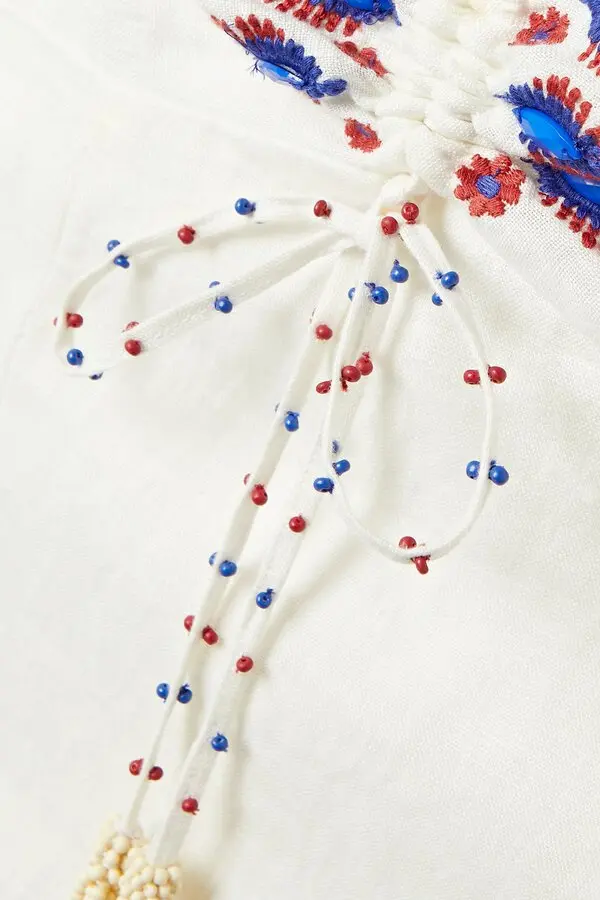 embroidered fit and flare dress Women's Embroidered Fit & Flare Dress