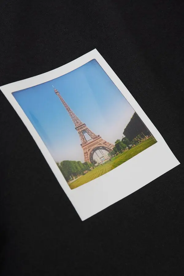 Balenciaga Paris Day Printed Stretch-cotton Jersey T-shirt