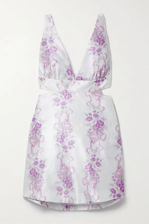 knee length dresses for ladies Loveshackfancy Binselle Mini Dress in True White  Cattivo