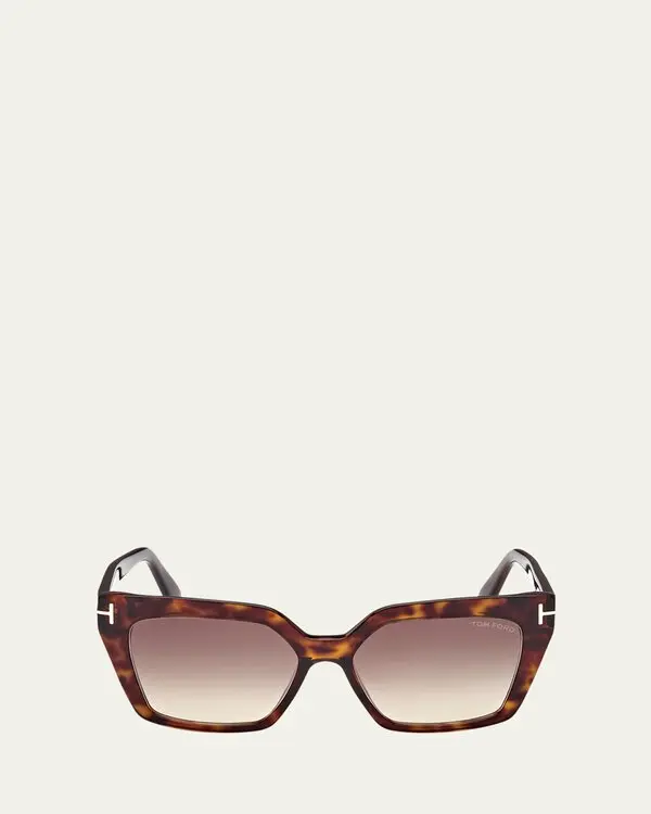 TOM FORD Havana Cat-eye Sunglasses - Brown