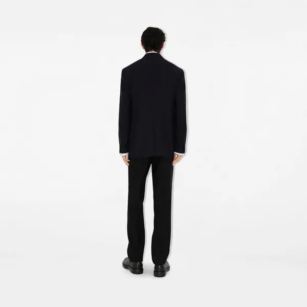 Burberry Wool Tailored Jacket - Black