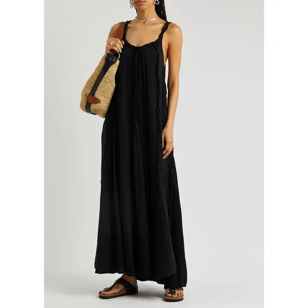 knee length dresses for ladies Free People Free Est Mckinley Maxi Dress – White Chocolate Couture