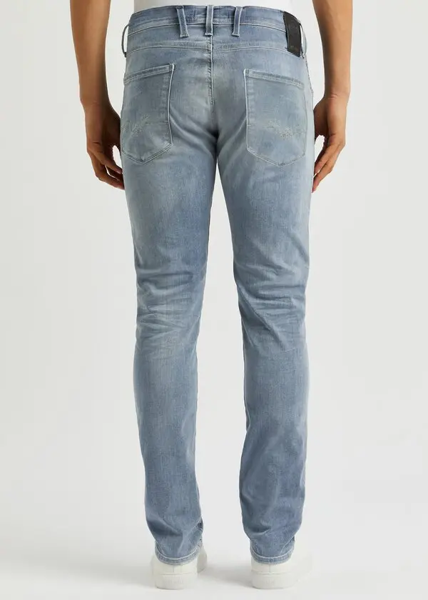 REPLAY Anbass Hyperflex Slim-leg Jeans