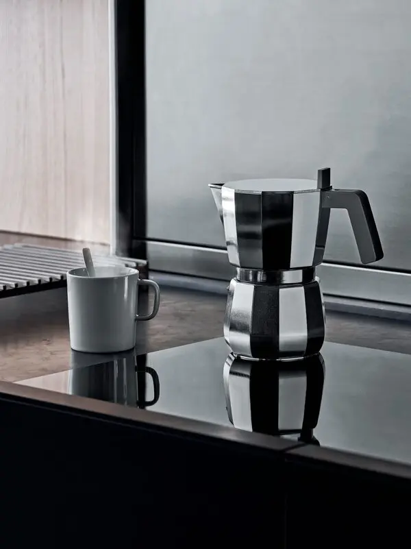 ALESSI Moka Coffee Maker - Silver