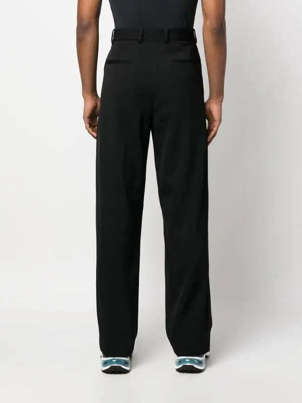 BOTTER Straight-leg Pleated Trousers - Black
