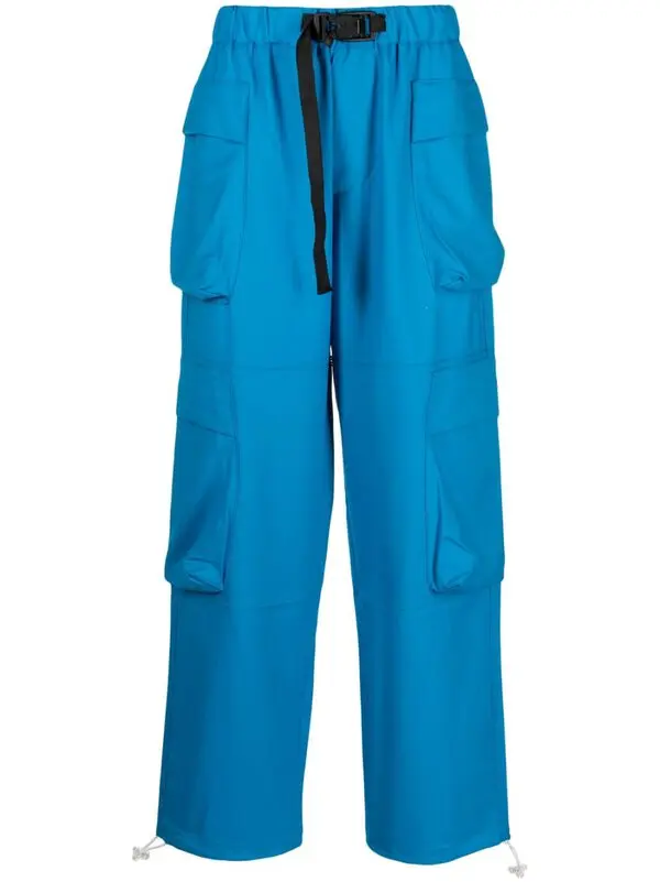 BONSAI Buckle-fastening Belted Cargo Trousers