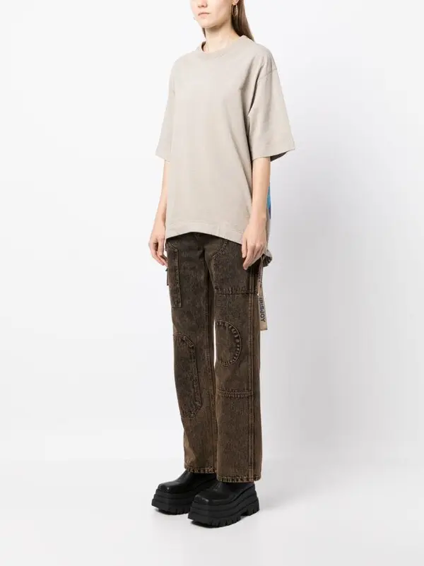 Khrisjoy Graphic-print T-shirt - Neutrals