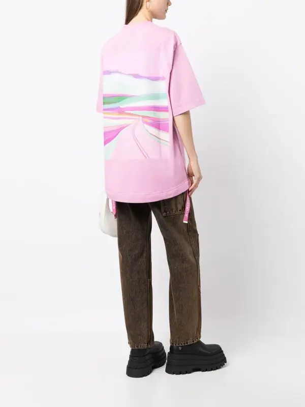 Khrisjoy Graphic-print T-shirt - Pink