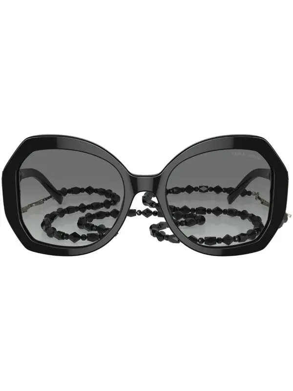 Giorgio Armani Oversized Sunglasses - Black