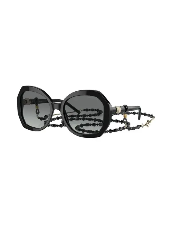 Giorgio Armani Oversized Sunglasses - Black
