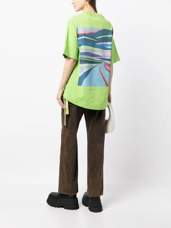 Khrisjoy Graphic-print T-shirt - Green