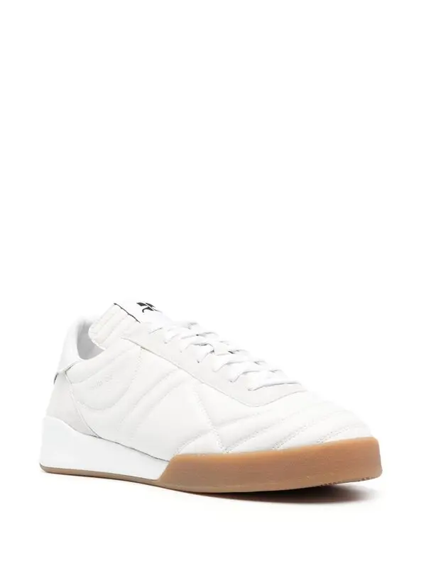 COURREGES Low-top Leather Sneakers