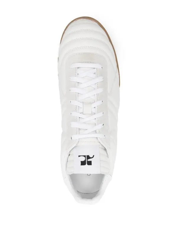 COURREGES Low-top Leather Sneakers
