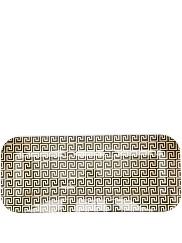 FORNASETTI Geometric-print Tray - Gold