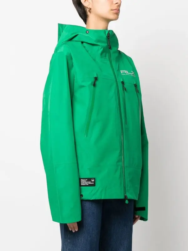 Rlx Ralph Lauren Patrol Hooded Windbreaker Jacket - Green - 20