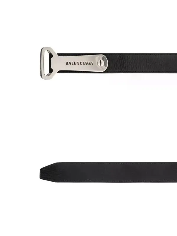 Balenciaga Engraved-logo Belt