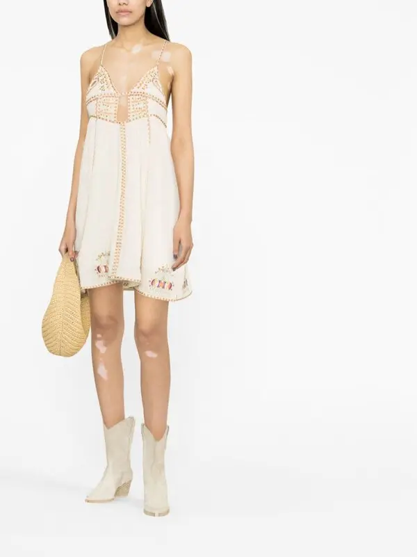 Isabel Marant Étoile Bretty Minidress - Neutrals