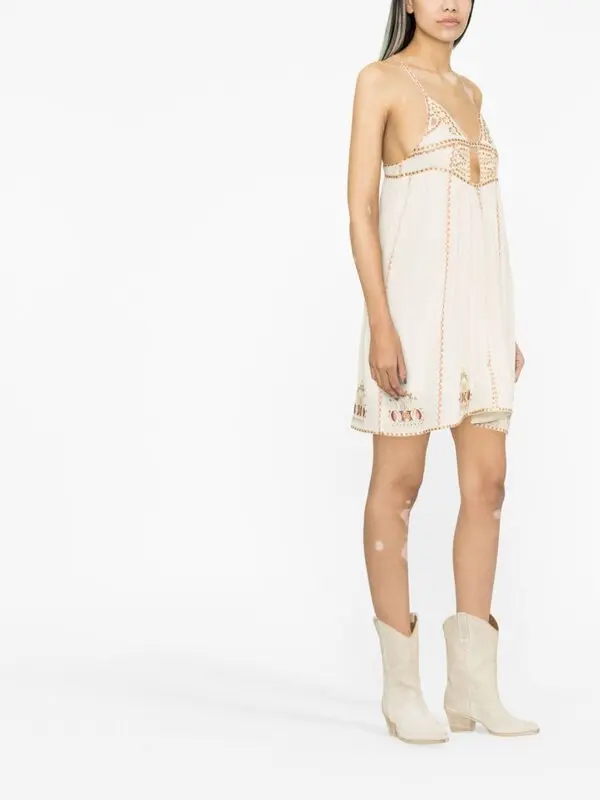 Isabel Marant Étoile Bretty Minidress - Neutrals