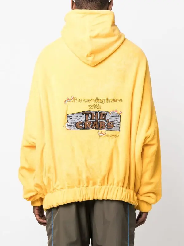 ROBYN LYNCH Oversized Embroidered Hoodie