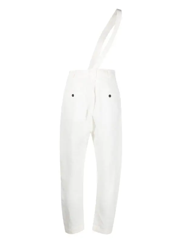 Isabel Benenato High-waisted Linen Trousers