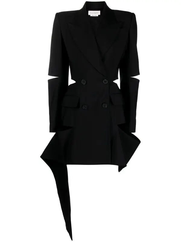 Alexander McQueen Cut-out Blazer Dress