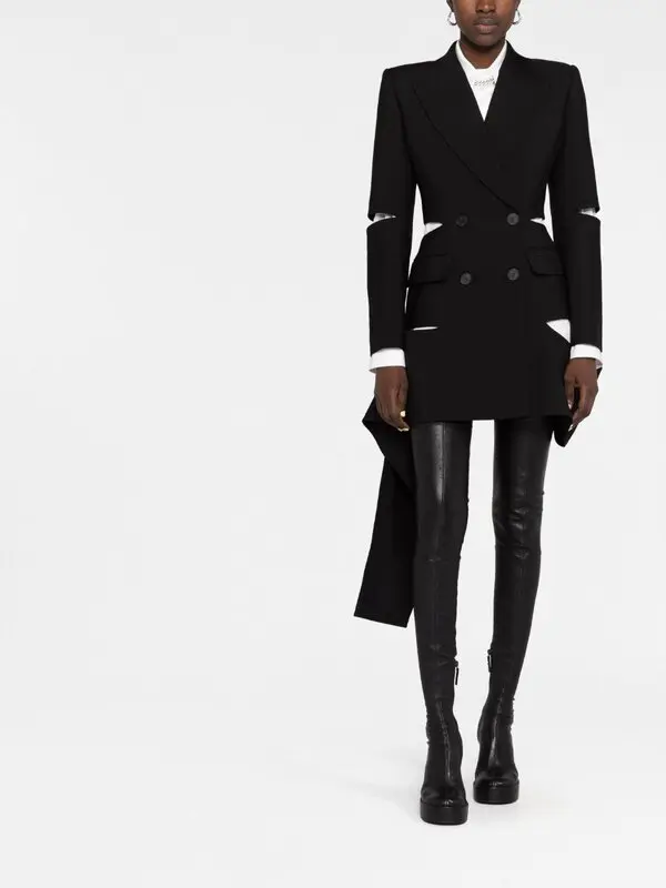 Alexander McQueen Cut-out Blazer Dress